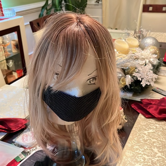 Haircube | Hair | Haircube Long Blonde Wig With Bangs And Dark Roots ...